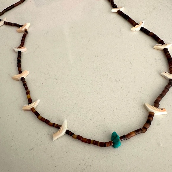 Jewelry | Native American Beaded Shell Bird Necklace | Poshmark